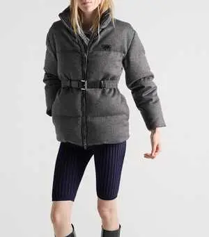 Prada Wool Loden Down Jacket