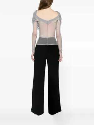 Christopher Esber Veiled Top - Grey
