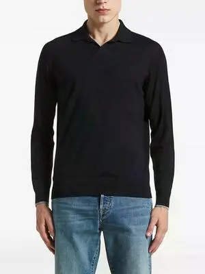 Peserico Long-sleeve Polo Sweater
