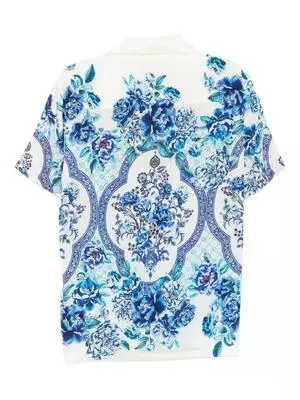 Camilla Short-sleeve Graphic-print Shirt