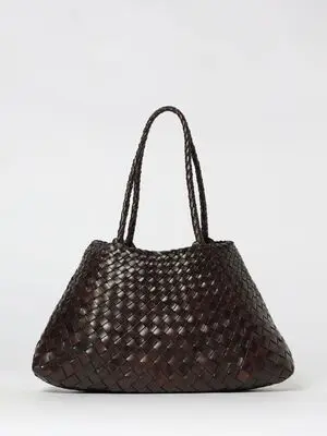 Dragon Diffusion Santa Croce Woven Leather Shoulder Bag - Brown