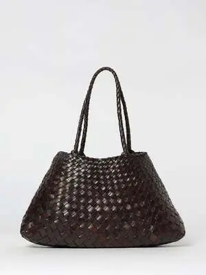 Dragon Diffusion Santa Croce Woven Leather Shoulder Bag - Brown