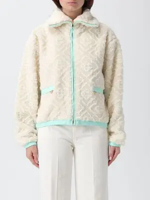 Casablanca Patterned Zip-up Sweater