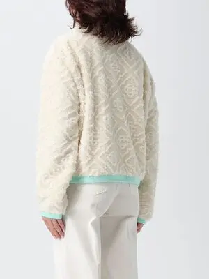 Casablanca Patterned Zip-up Sweater