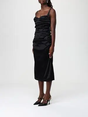 Dolce & Gabbana Ruched Midi Dress