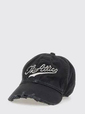 Attico Embroidered Baseball Cap - Black