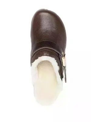DR. SCHOLL'S SHOES Pescura Robin Leather Clogs - Brown