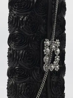 ROGER VIVIER Embellished Clutch - Black