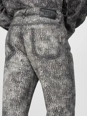 Just Cavalli All-over Logo Print Jeans