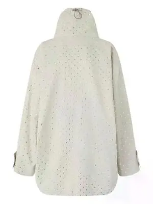 Pinko Crystal-embellished High-neck Coat