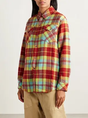 GOD’S TRUE CASHMERE Checked Cashmere Shirt - Multi