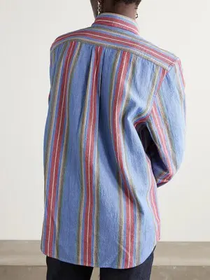 Aimé Leon Dore Striped Cotton Oxford Shirt