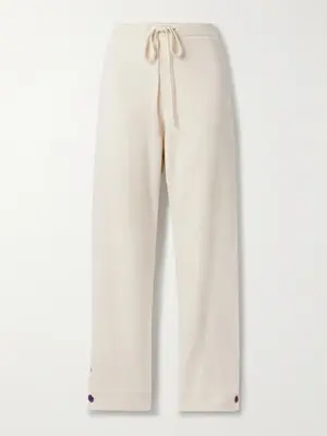 GOD’S TRUE CASHMERE Cashmere Track Pants - Neutrals