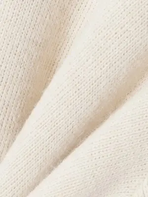 LEMAIRE Knitted Hoodie - Neutrals