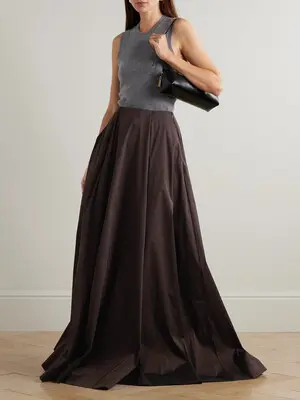 Bernadette Kennedy Taffeta Maxi Skirt