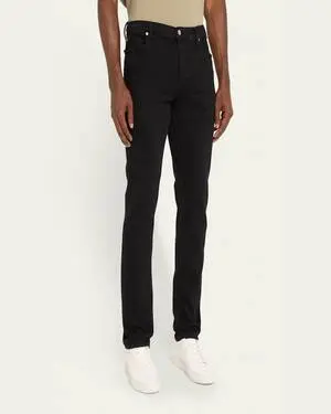 FRAME Jetset Modern Straight Jeans - Black