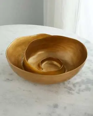OLD WORLD DESIGN Knox Decorative Swirl Bowl - Multi