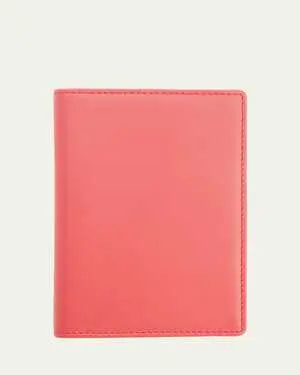 ROYCE NEW YORK Rfid Blocking Passport Case, Personalized - Red
