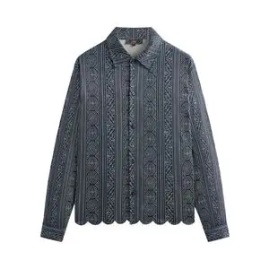 Kith Isaac Microsuede Long-sleeve Button Down