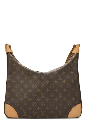 LOUIS VUITTON Monogram Canvas Boulogne 35 Shoulder Bag - Brown