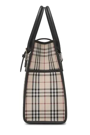 Burberry Jacquard Buckle Handbag