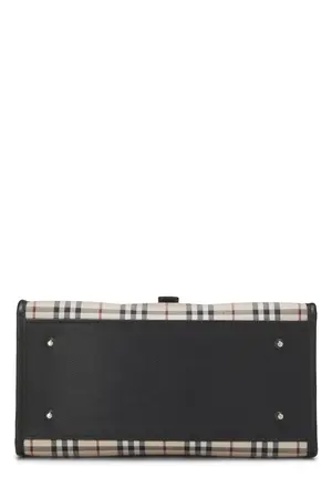Burberry Jacquard Buckle Handbag