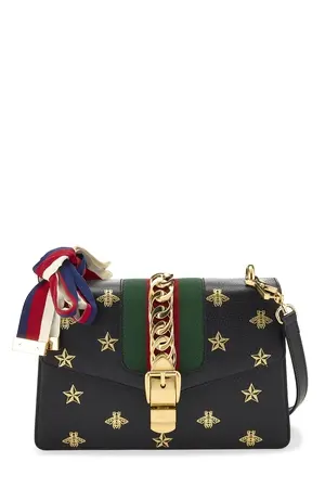 Gucci Leather Sylvie Chain Bag