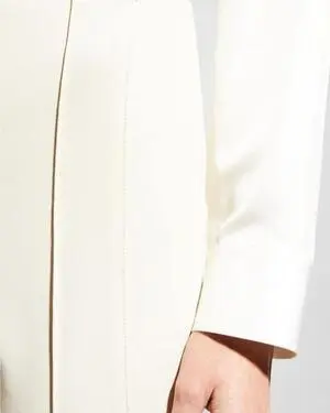 Lafayette 148 New York Gramercy Acclaimed-stretch Pants - Sand