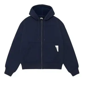 StÜssy Bonded Sherpa Hoodie - Blue