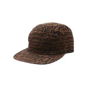 Supreme Repeater Camp Cap - Brown
