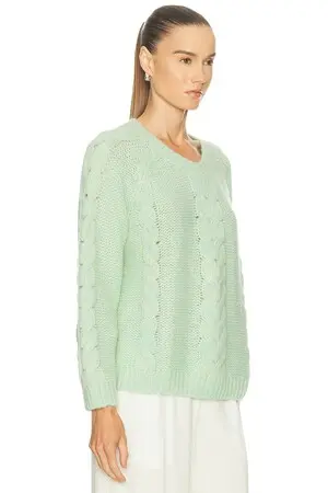 BODE Eiderdown Sweater - Seafoam