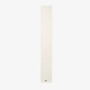 JIMMY CHOO Yukiko Cable Cable Knit Scarf With Leather Logo Tag
