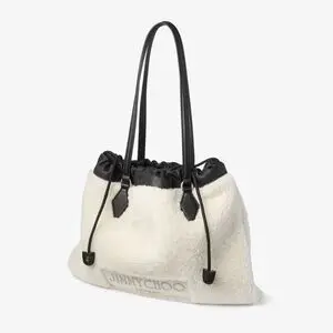JIMMY CHOO Drawstring Tote With Leather Trims