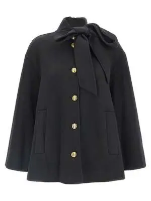 Zimmermann Hypnotic Wool-Blend Coat - Black