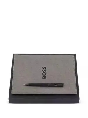 BOSS Emed-logo Notebook And Pen Set