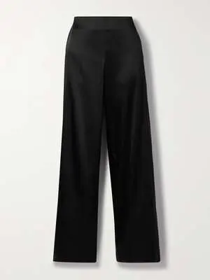 Balenciaga Satin Wide-leg Pants