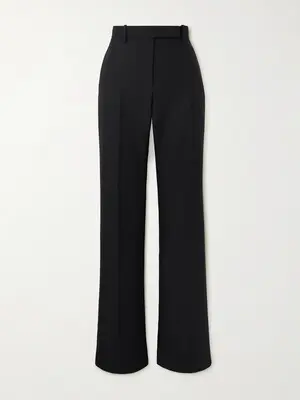 TOM FORD Herringbone Wool Straight-leg Pants