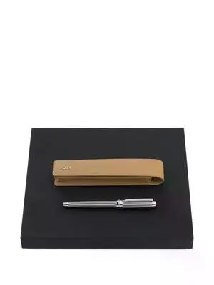 Hugo Boss Leather-case Pen Set - Neutrals