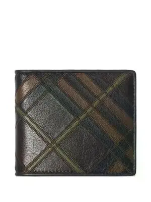 Burberry Checked Cardholder - Black