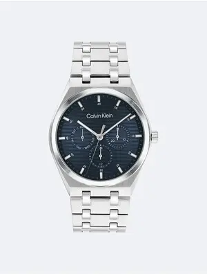 Calvin Klein Multifunction Link Bracelet Watch - Blue