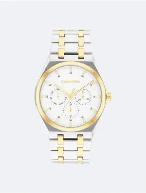 Calvin Klein Multifunction Link Bracelet Watch White