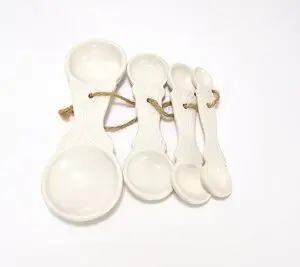 AARTI SEQUEIRA Aarti Sequeria Ceramic Measuring Spoon Set - One-color