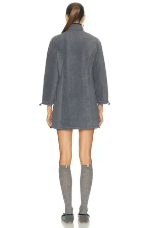 Sandy Liang Lamb Fleece Mini Dress