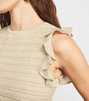 Zimmermann Knit Halterneck Hypnotic Top
