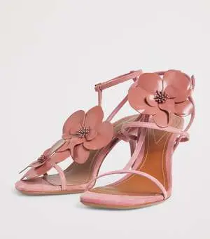 Zimmermann Leather Orchid Heeled Sandals