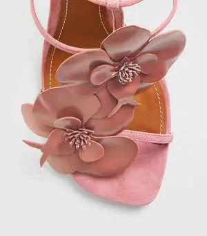 Zimmermann Leather Orchid Heeled Sandals