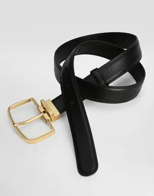 Dolce & Gabbana Smooth Calfskin Belt