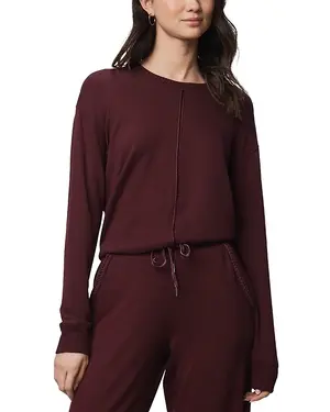 Splendid Supersoft Trim Pullover - Rosewood