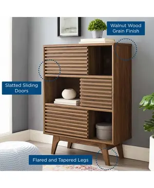 MODWAY Render Three-tier Display Storage Cabinet Stand