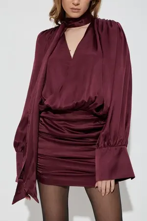 ROTATE BY BIRGER CHRISTENSEN Silk Mini Dress